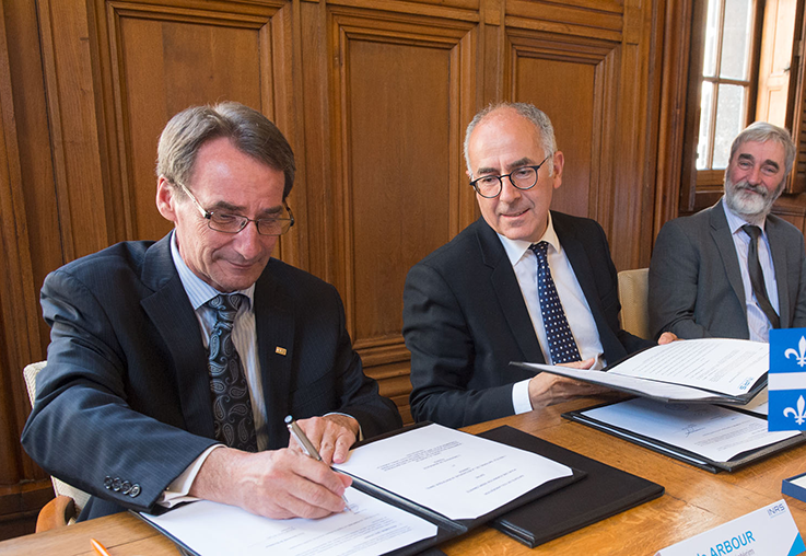 Nouvelles ententes de bidiplômation entre l'INRS et l'Université de ...