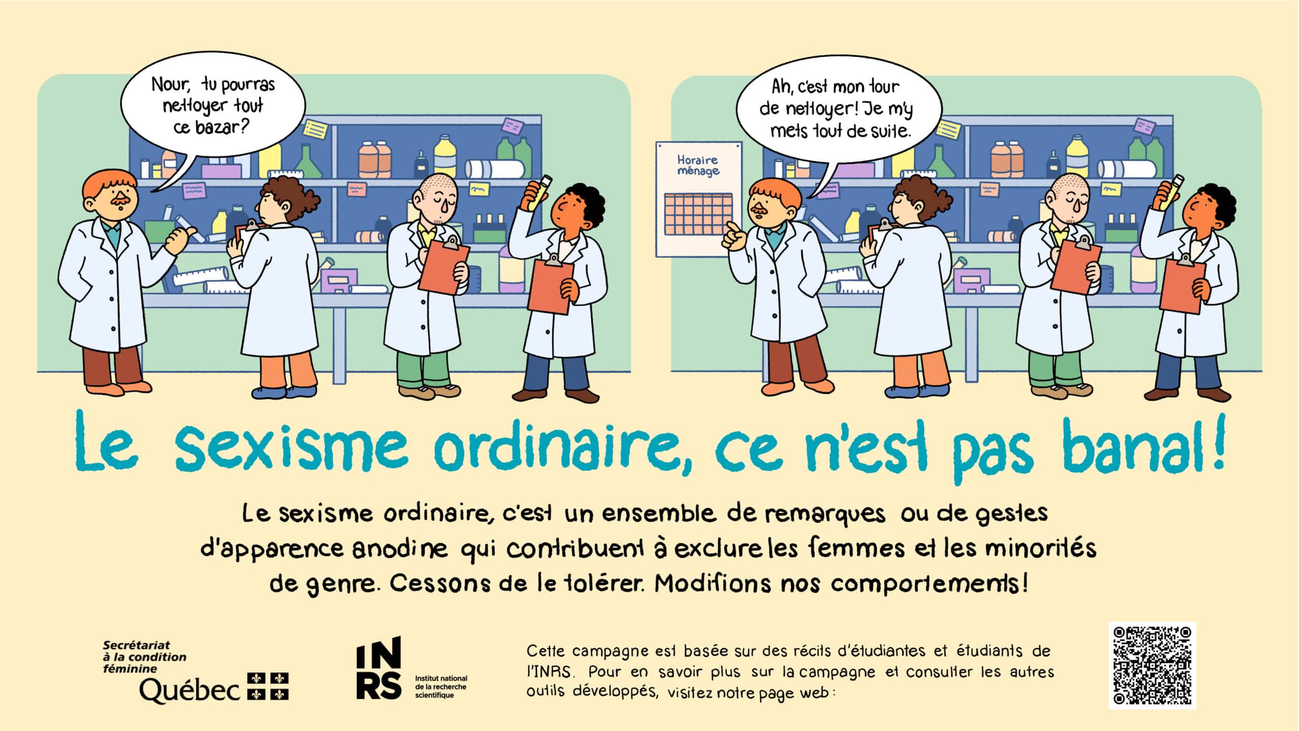 Sensibilisation au sexisme ordinaire en milieu universitaire | INRS